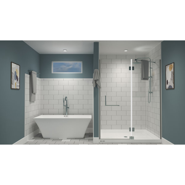 Bella CORE Poly Subway Tile 6 x 12" Tub and Shower Surround 2 Wall up ...