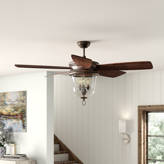 Red Barrel Studio® Baldy 52'' Ceiling Fan with Light Kit & Reviews ...