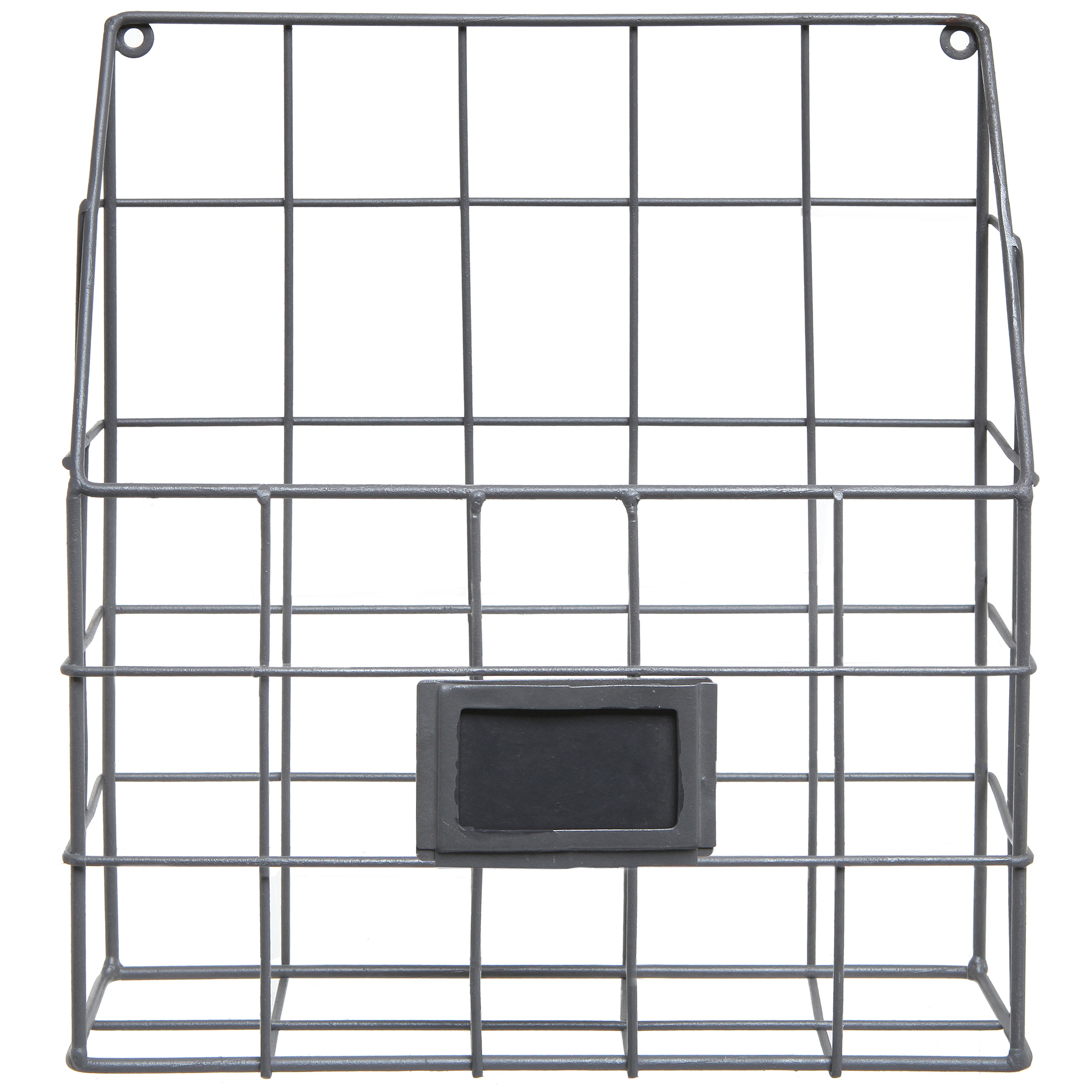 17 Stories Wall Mount Metal Wire Magazine Rack | Wayfair