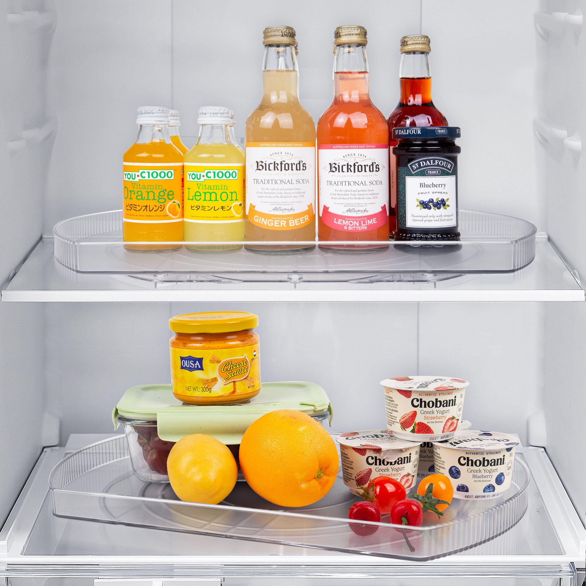 Rebrilliant Meggett Plastic Lazy Susan Organizer | Wayfair