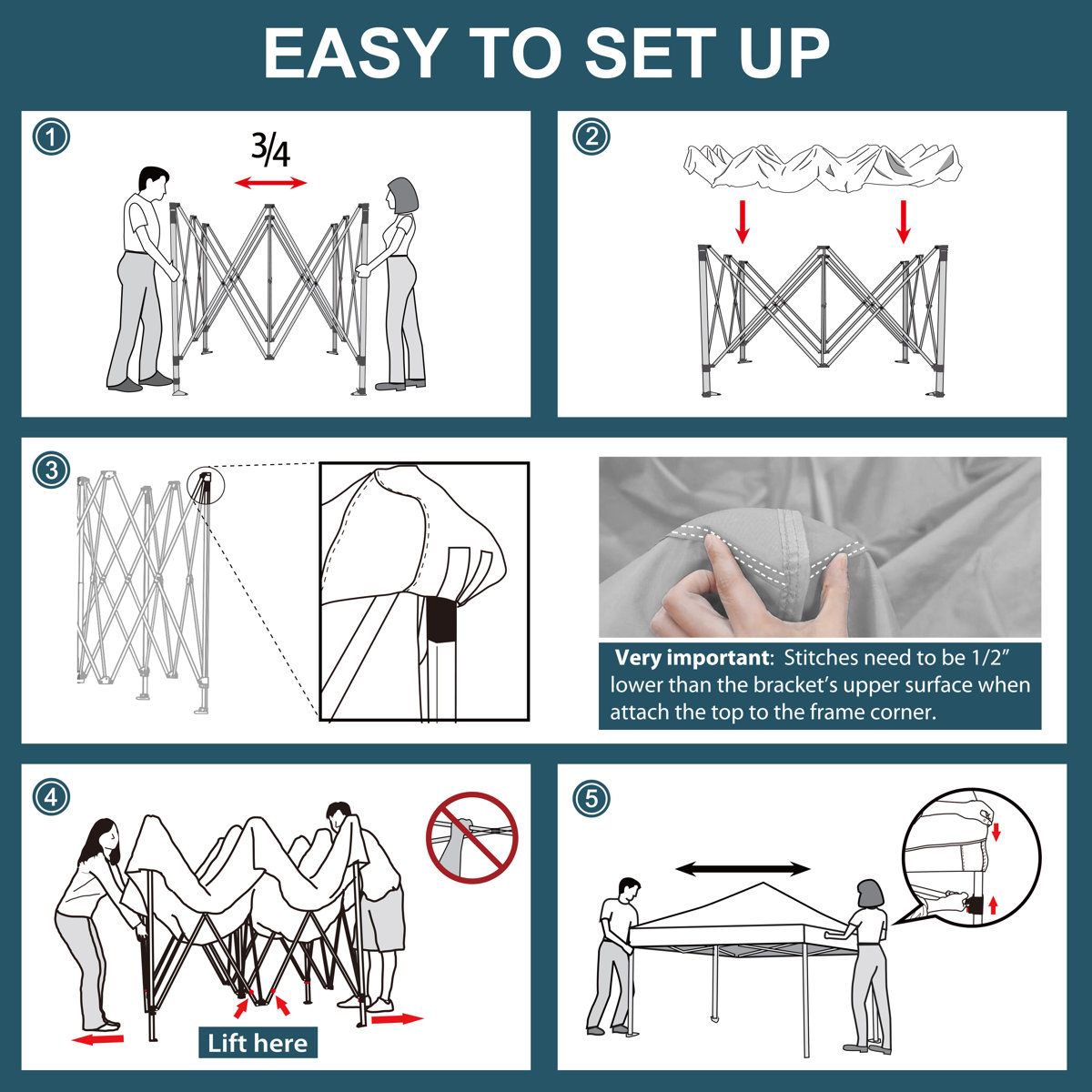 Arlmont & Co. Angelea 8FT x 8FT Replacement Canopy & Reviews | Wayfair