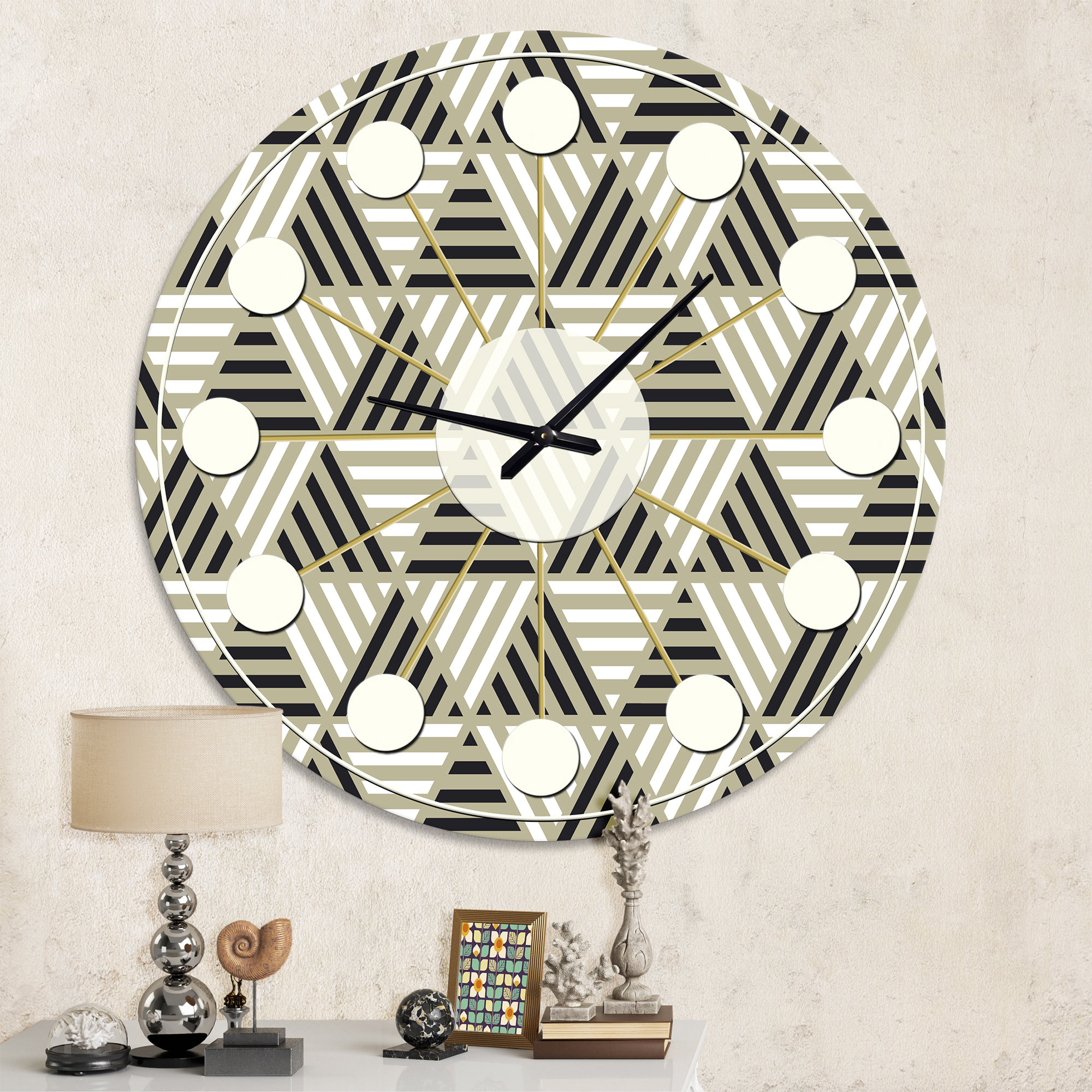 East Urban Home Triangular Retro Design VIII - Mid-Century Modern wall ...