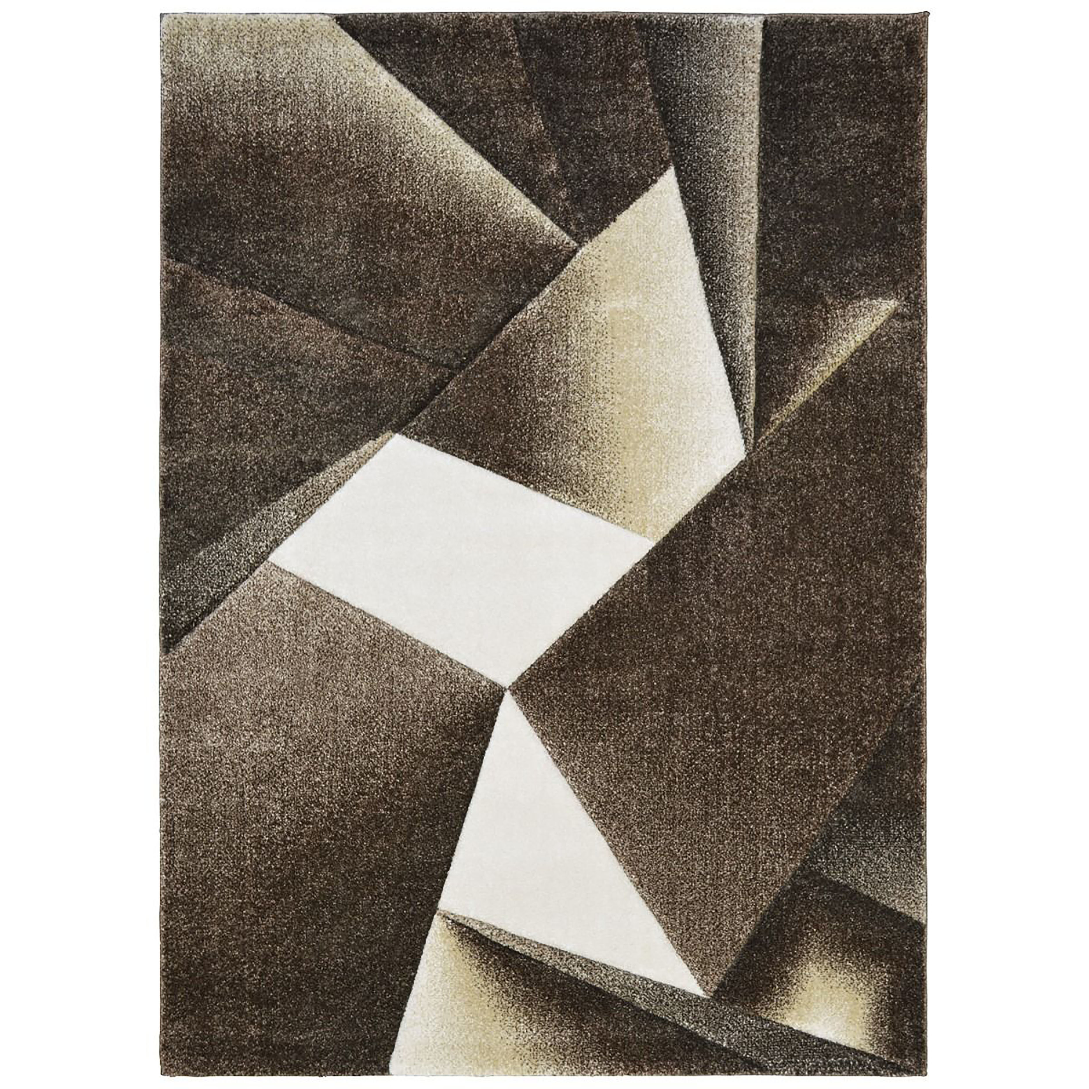 Corrigan Studio® Sullivan Abstract Brown Area Rug | Wayfair
