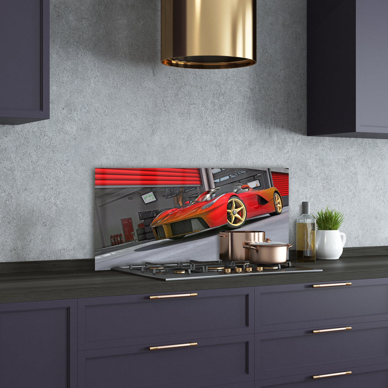 Brayden Studio Splashback - Backsplash - Cooker Hob Wall Splashback ...