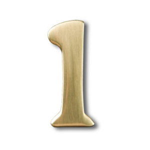 Imperial Mailbox Systems Brass Number | Wayfair