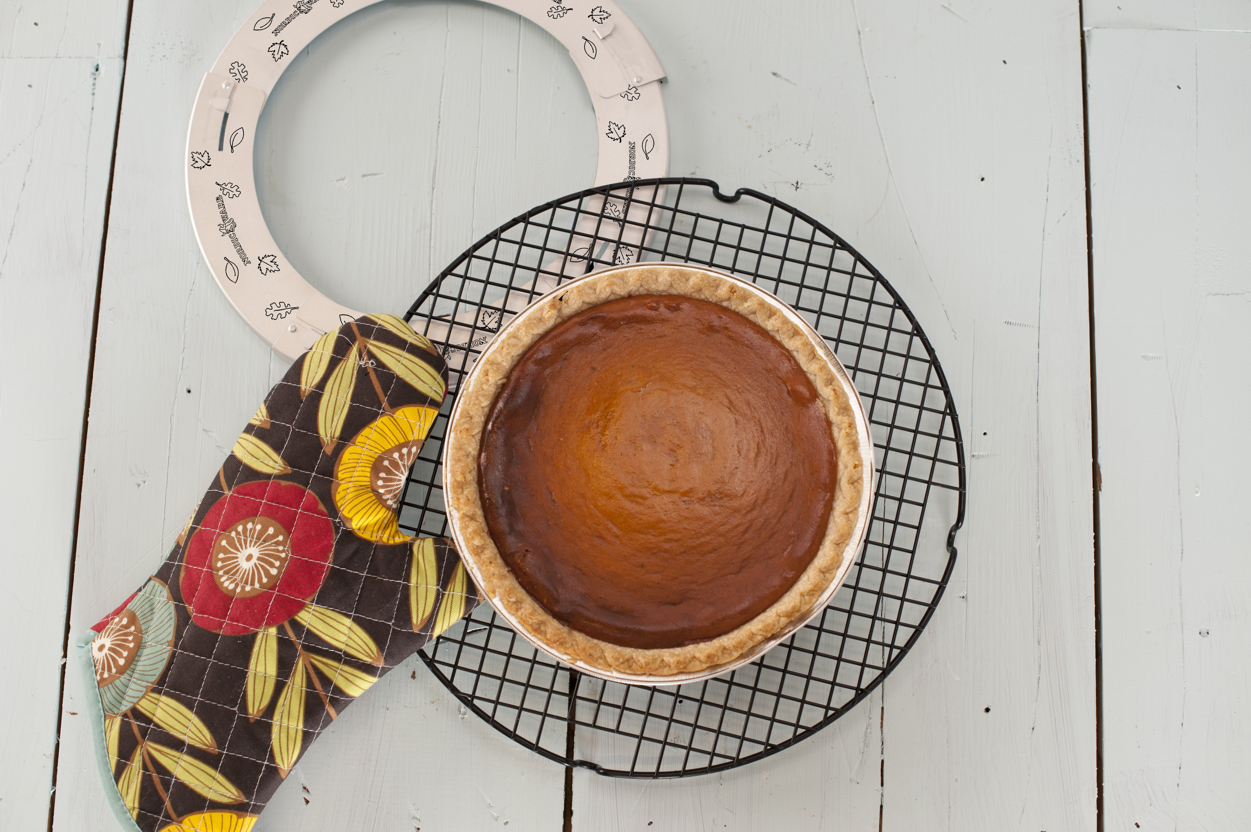 Nordic Ware Adjustable Pie Shield "& Reviews" | Wayfair