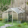 NFusion Velin Modern Aluminium Frame Walk-In Greenhouse With Double ...