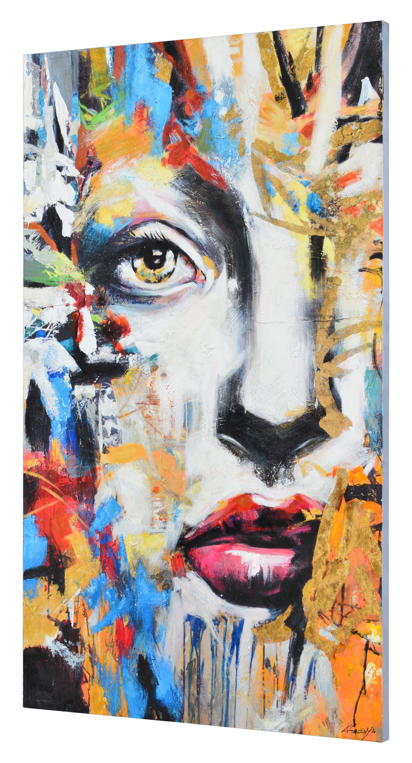 Everly Quinn Bellona Oil Painting Print on Canvas | Wayfair