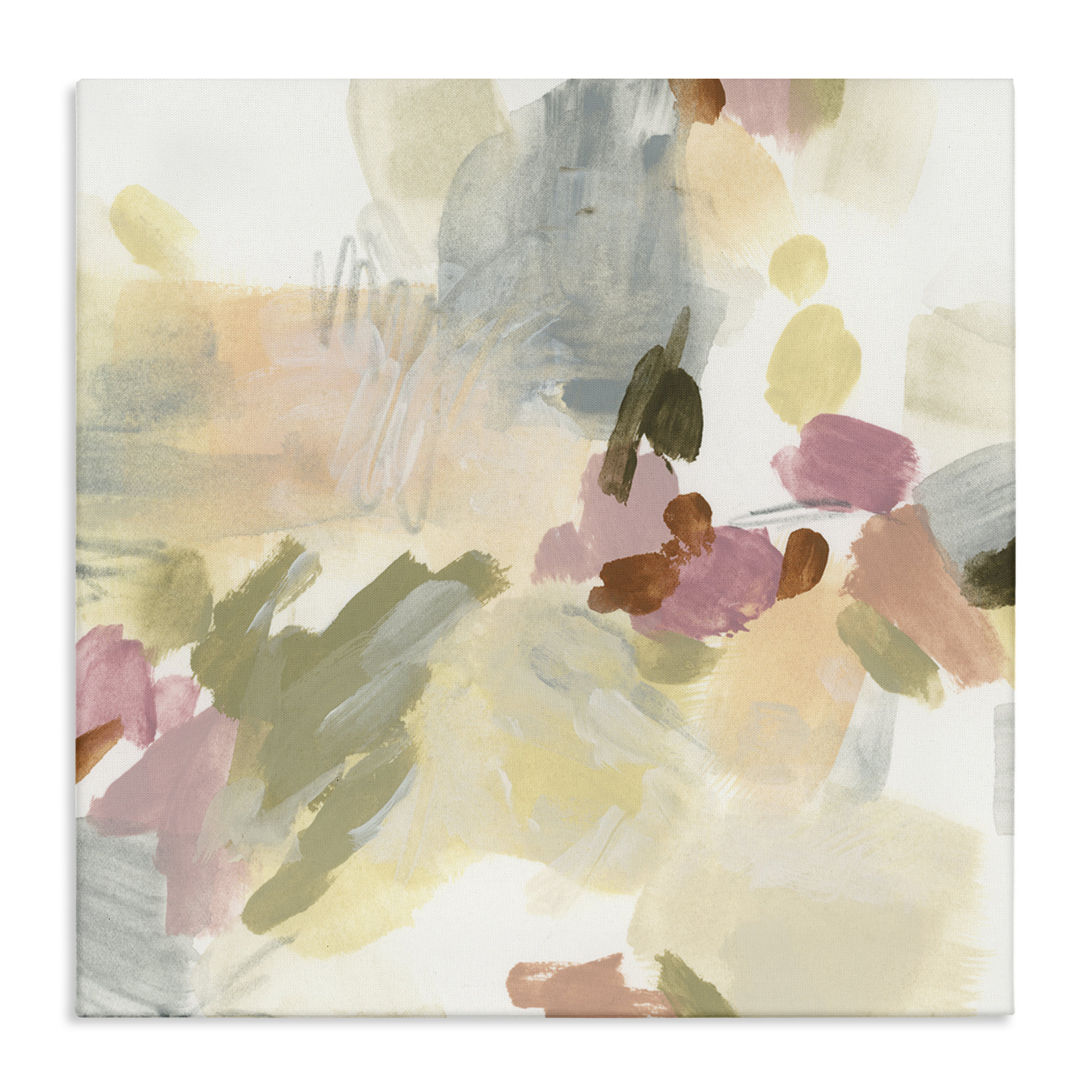 Wrought Studio™ Soft Restless Abstraction Canvas Wall Art by June Erica ...