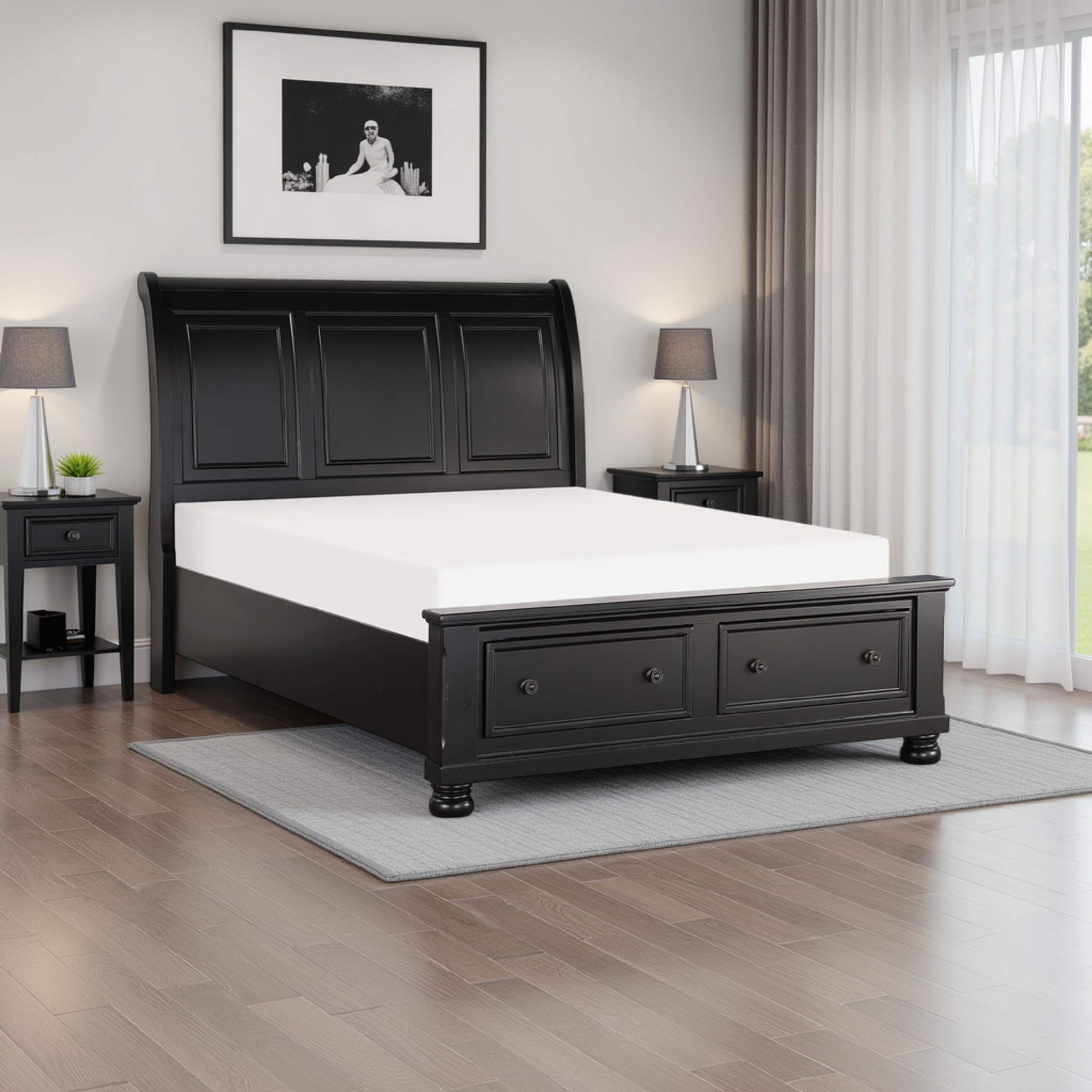 Alcott Hill® Bethzaida Storage Sleigh Bed | Wayfair