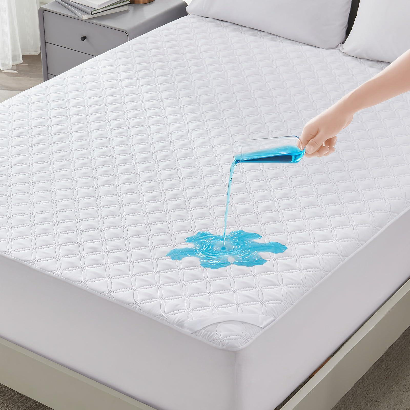 Alwyn Home Waterproof Mattress Protector, Queen Size Noiseless Mattress ...