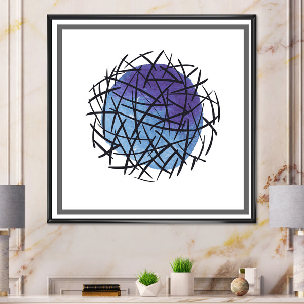 Wrought Studio Creative Minimalistic Hearth Planet VI " Creative ...