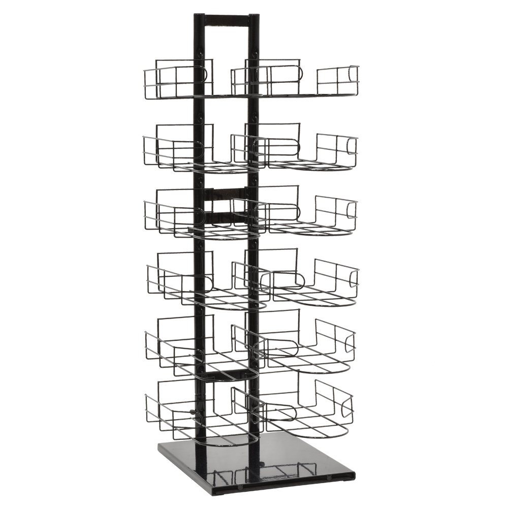 Rebrilliant 38" H X 16" W – Black 12-Pocket Double Capacity Countertop ...