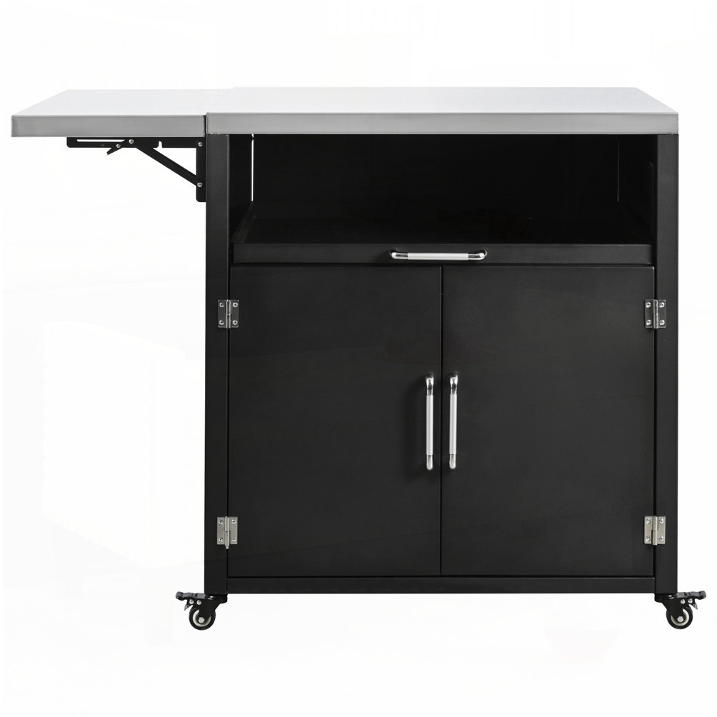 Aches Outdoor Kitchen Island with Folding & Expandable Work Surfaces ...