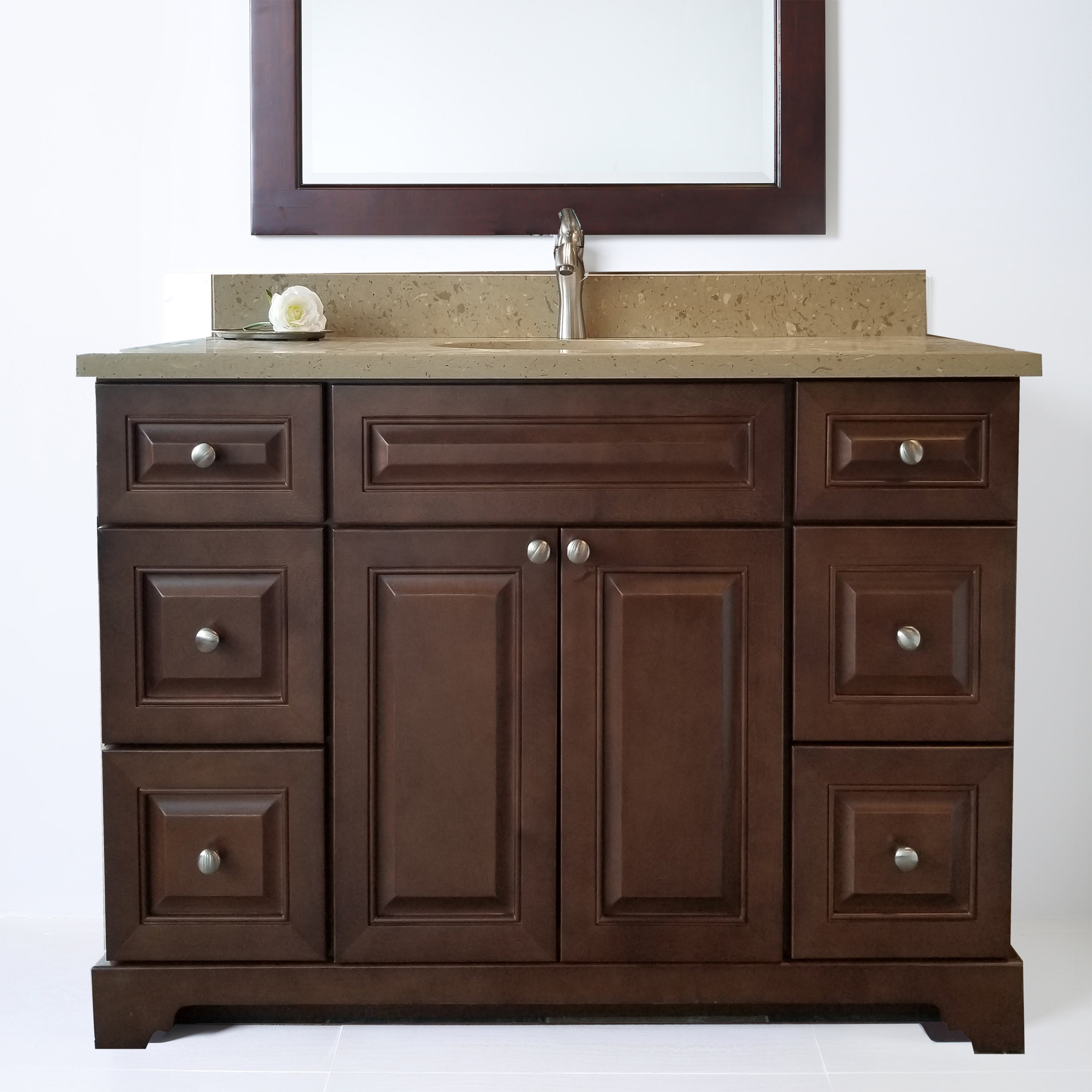 Red Barrel Studio Virgile Bold 43" Single Bathroom Vanity Set | Wayfair