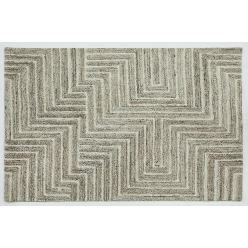 Wrought Studio™ Hand Tufted Wool Tetris Rug & Reviews | Wayfair