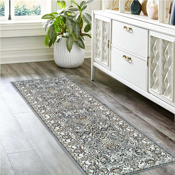 Charlton Home® Daphine Gray/Beige Area Rug | Wayfair
