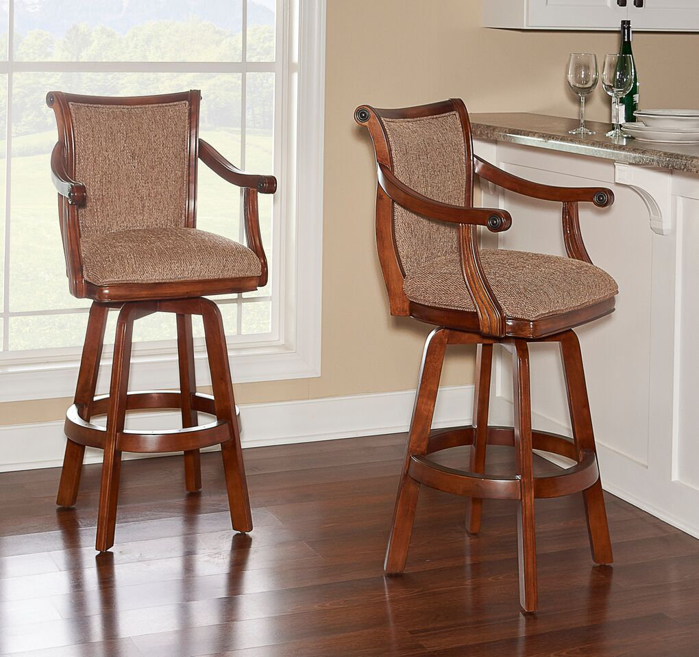 Darby Home Co Areke Swivel 30" Bar Stool & Reviews | Wayfair