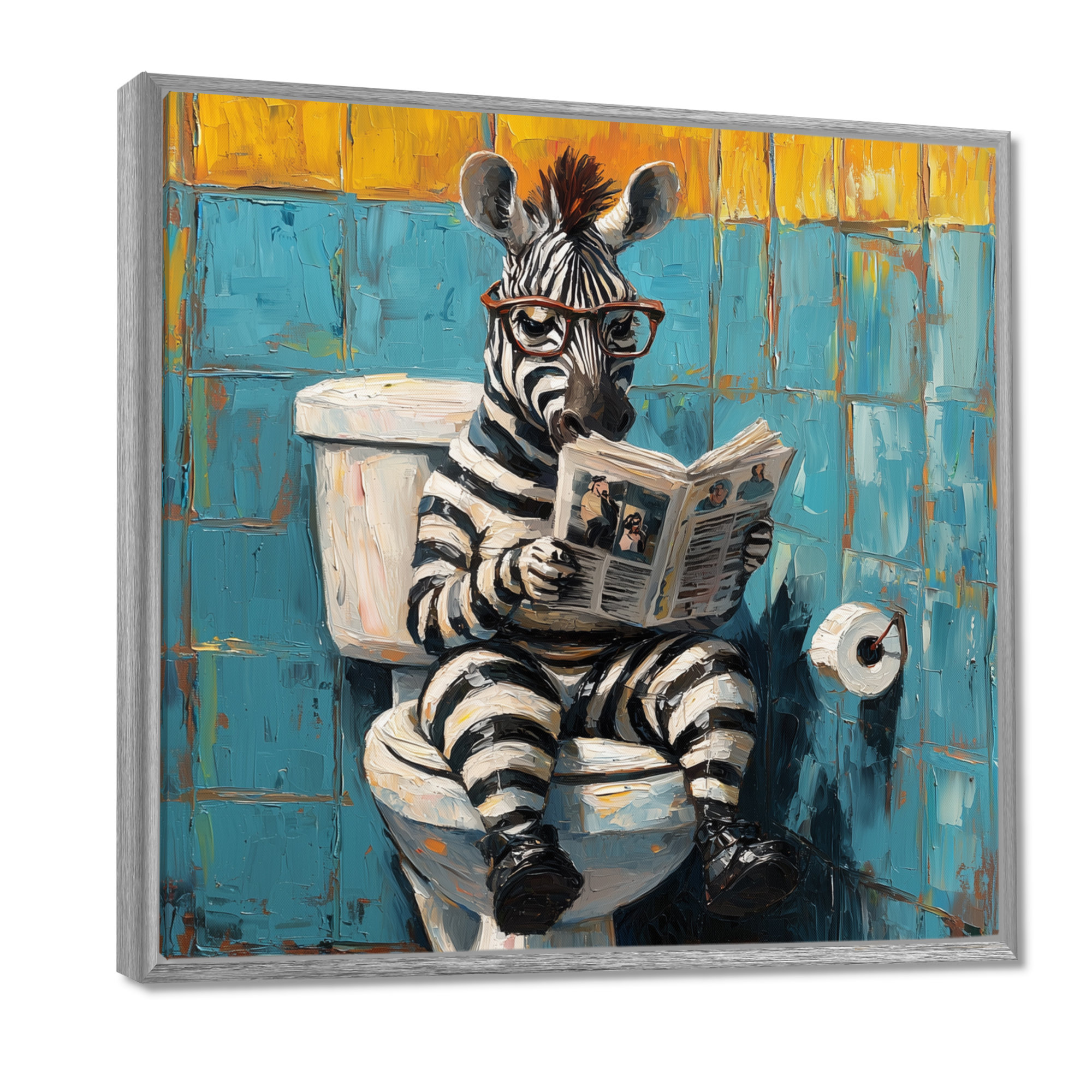 zebra reading