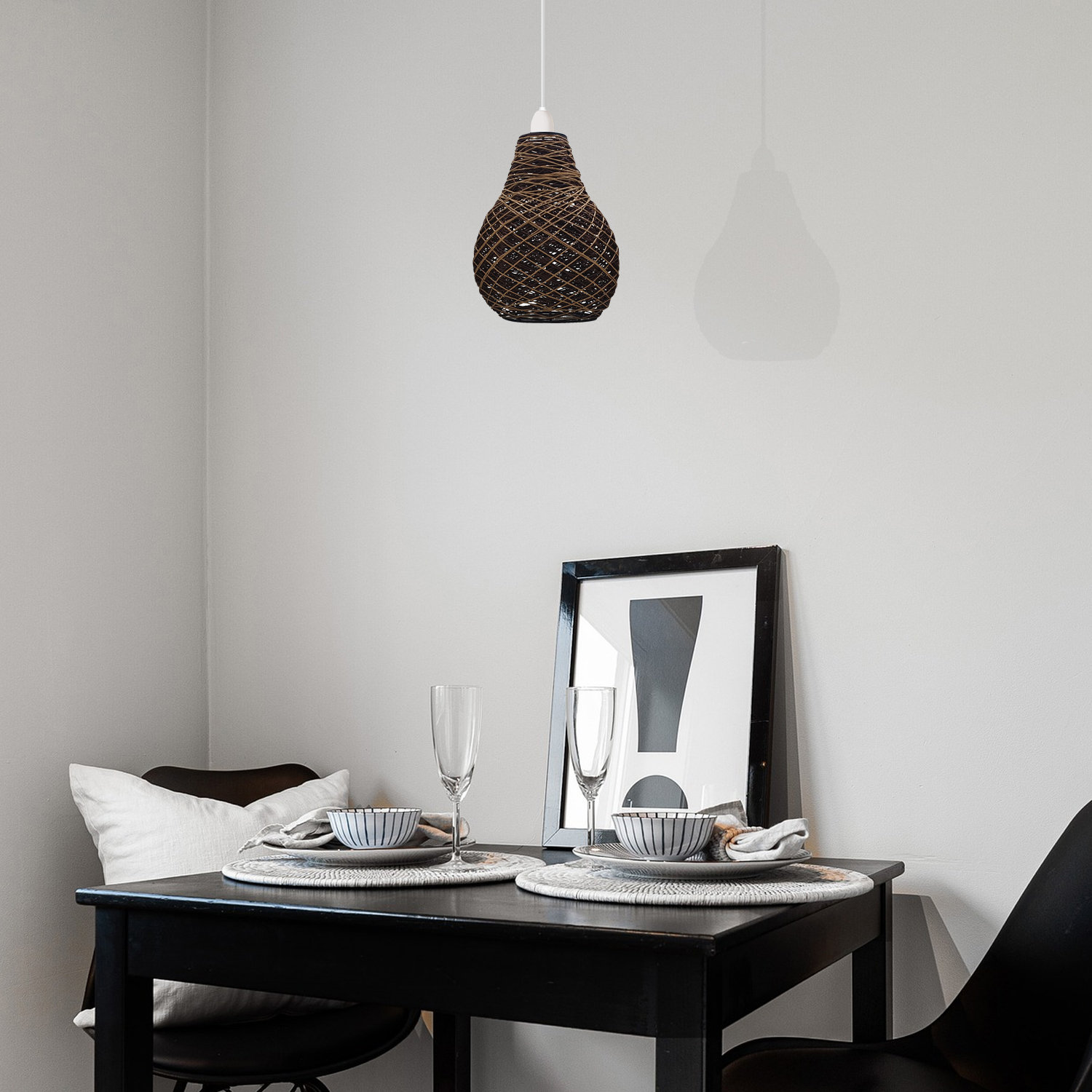 17 Stories 22cm Chenille Sphere Lamp Shade | Wayfair.co.uk