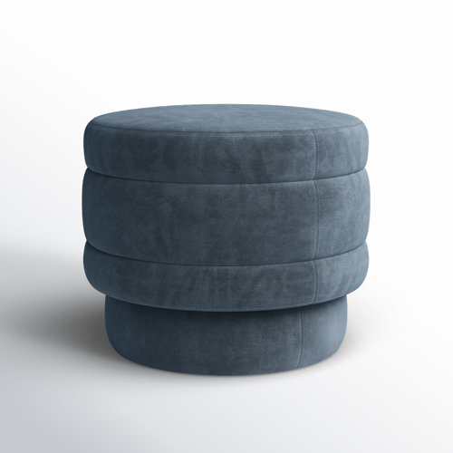 AllModern Noa Round Footstool Ottoman & Reviews | Wayfair