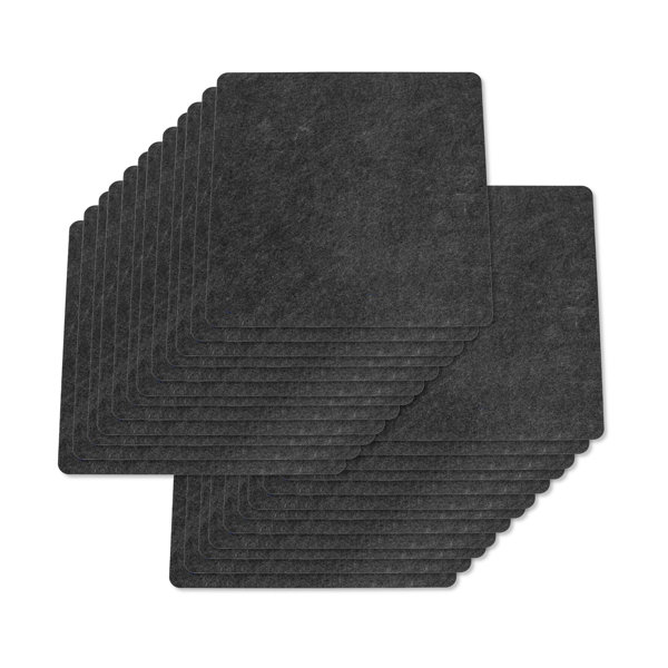 G-Floor Drip & Dry 2' x 2' Absorbent Vinyl Restroom Mat (24-Pack) | Wayfair