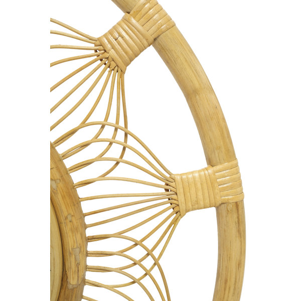 Bay Isle Home™ Shaina Handmade Boho Rattan Wall Decor Rattan Decorative ...