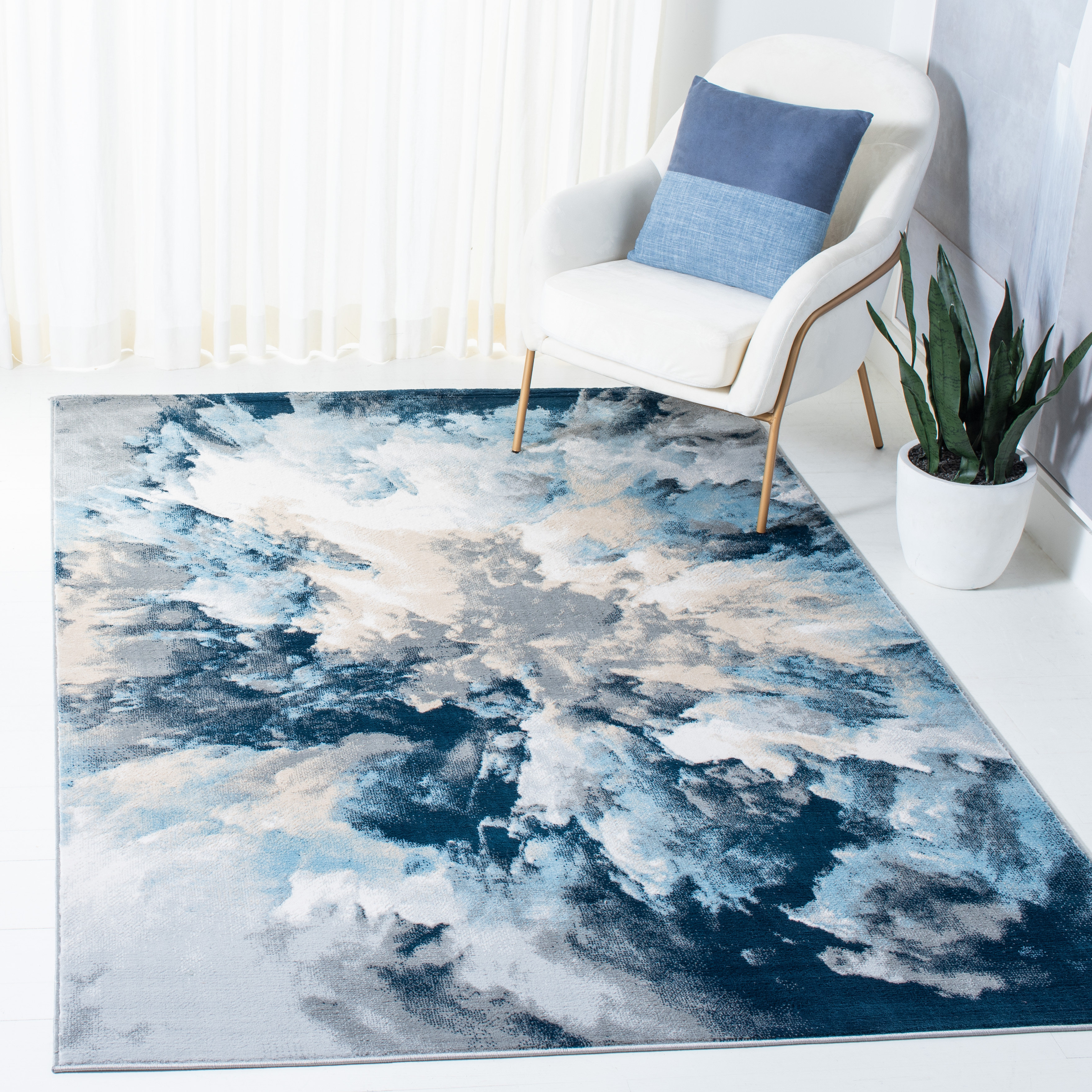 Ebern Designs Tapis abstrait Estol Performance et Commentaires ...