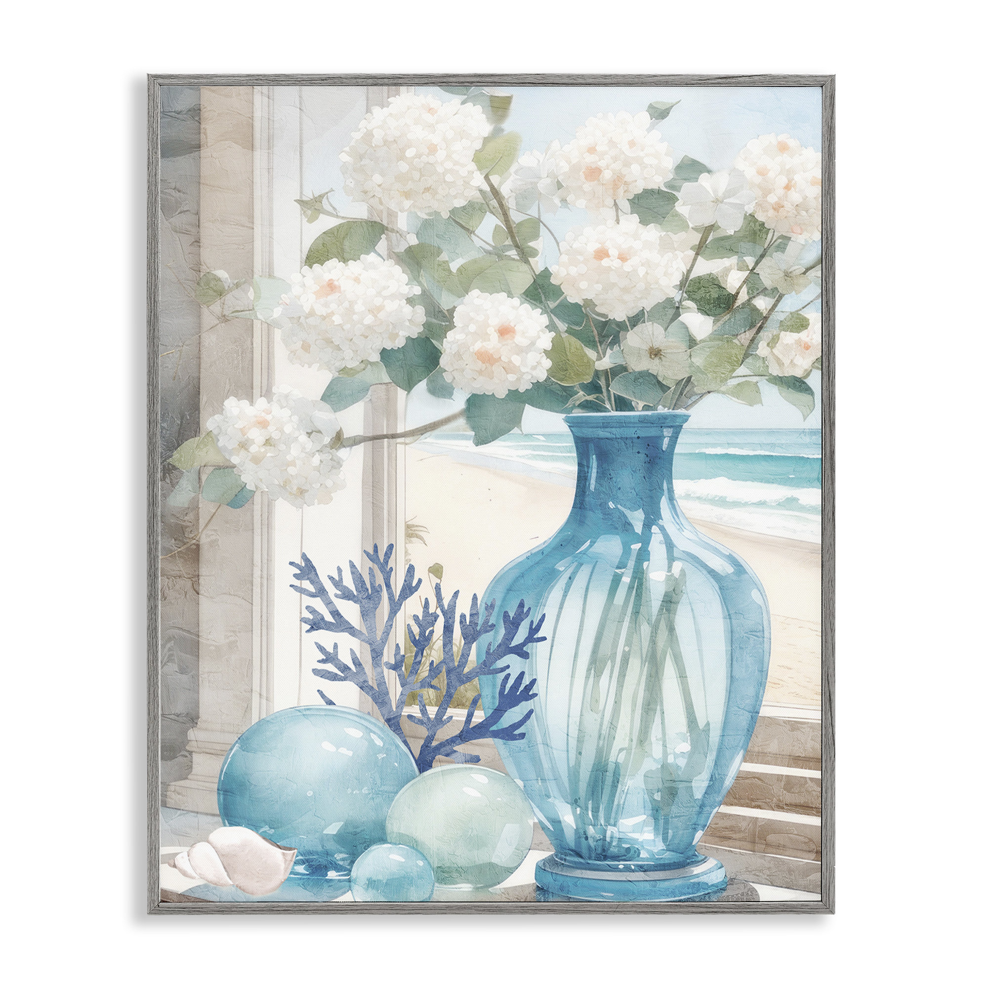 Stupell Industries Sea Glass & Art by Kim Allen bg-218 | Wayfair
