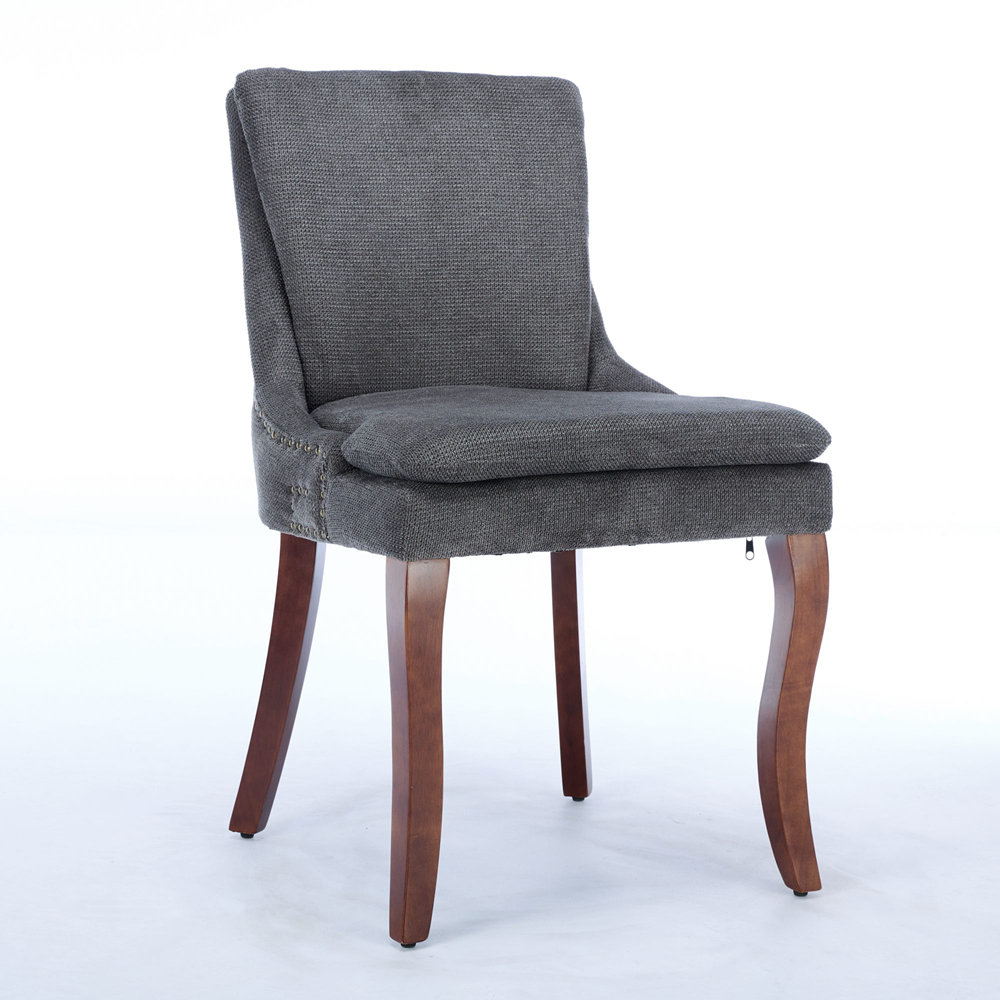 George Oliver Modern Double-layer Cushioned Dining Chairs Set of 2 ...