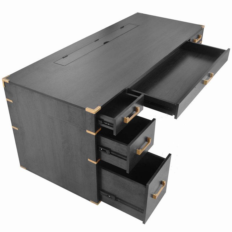 Mercer41 Brendella 70'' W Rectangle Executive Desk | Wayfair