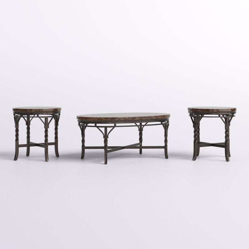 Lark Manor™ 3 Piece Cocktail Table Set & Reviews | Wayfair