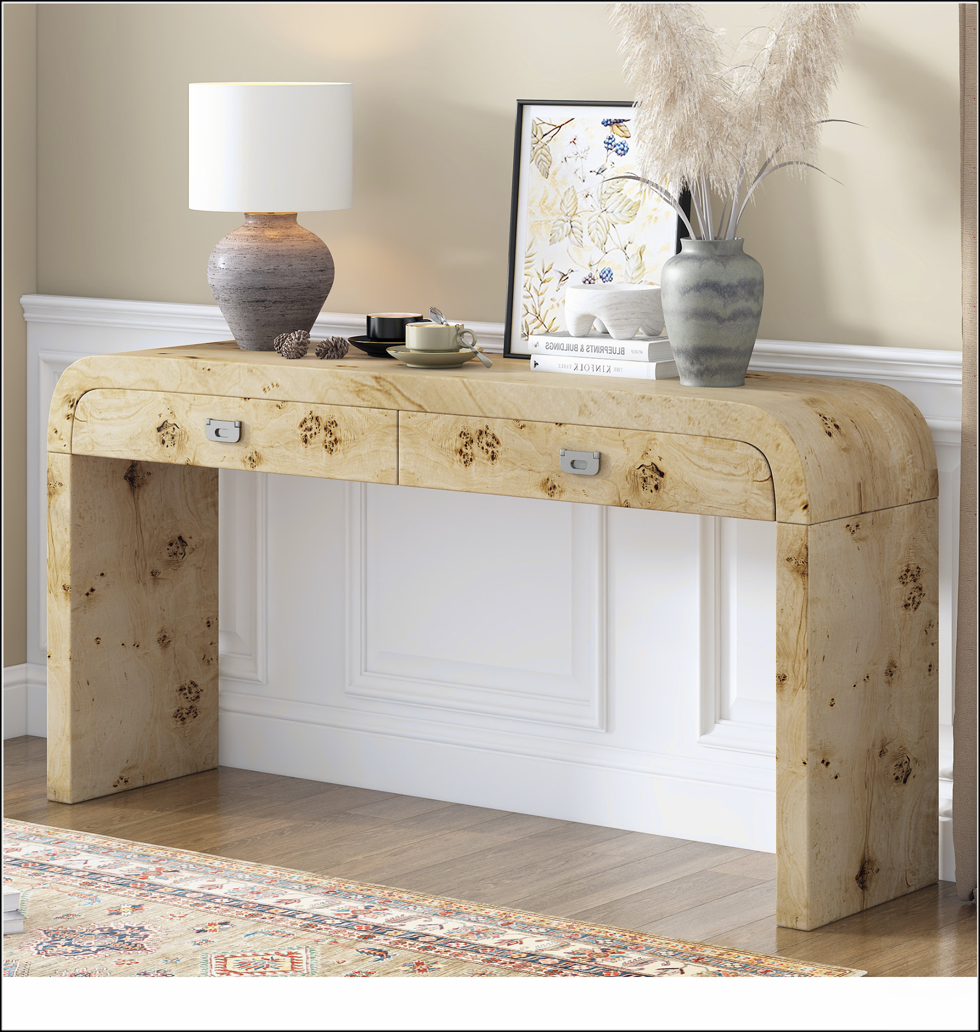 Burl Wood Entry Tablenull