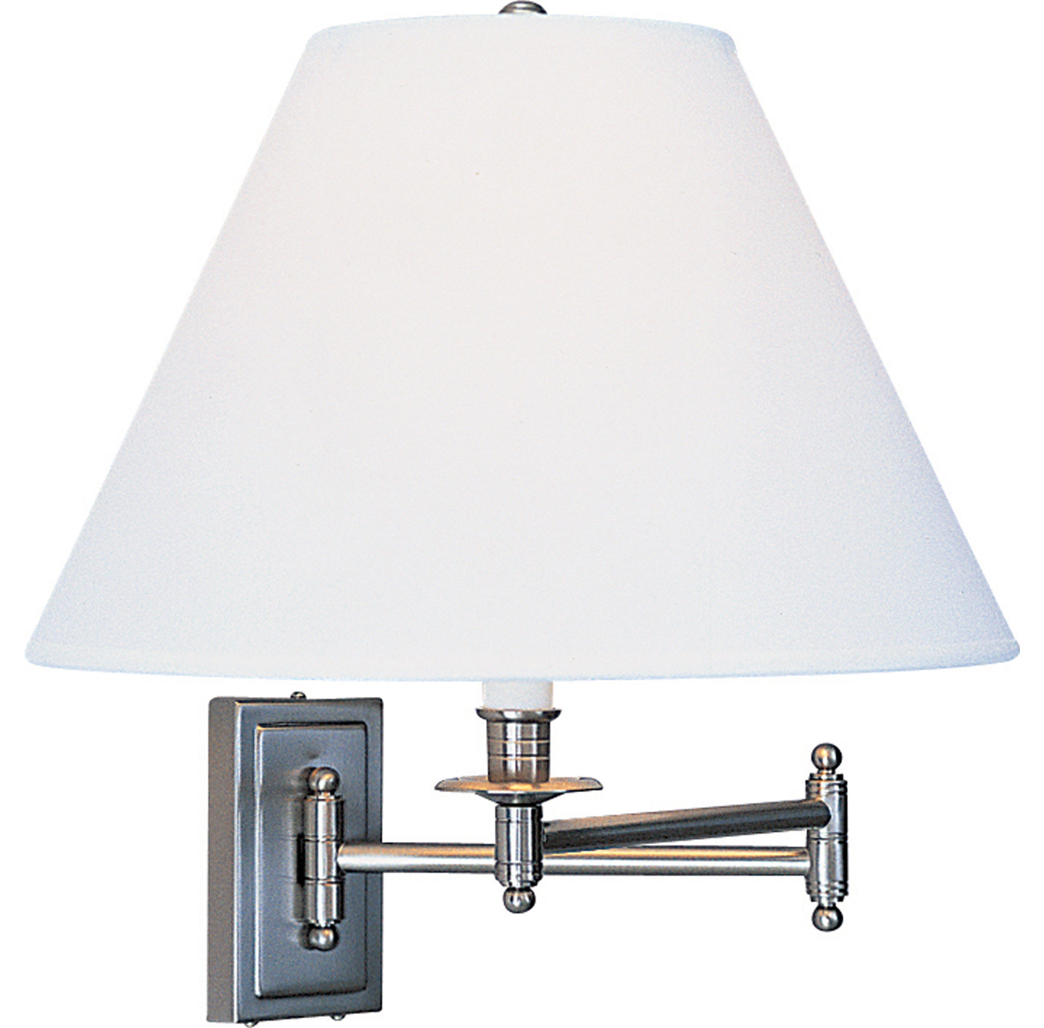 Lighting Lumens Brushed Chrome Kinetic Collection Swing-Arm Wall Sconce ...