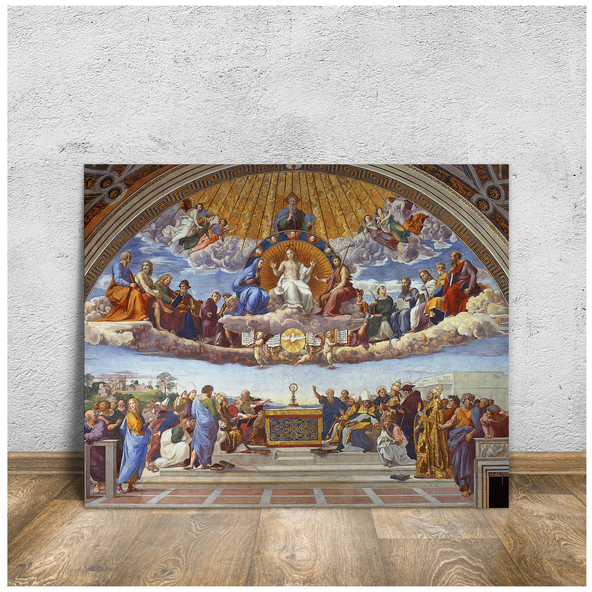 Vault W Artwork Disputation of the Holy by Raphael Canvas Prints Giclee ...