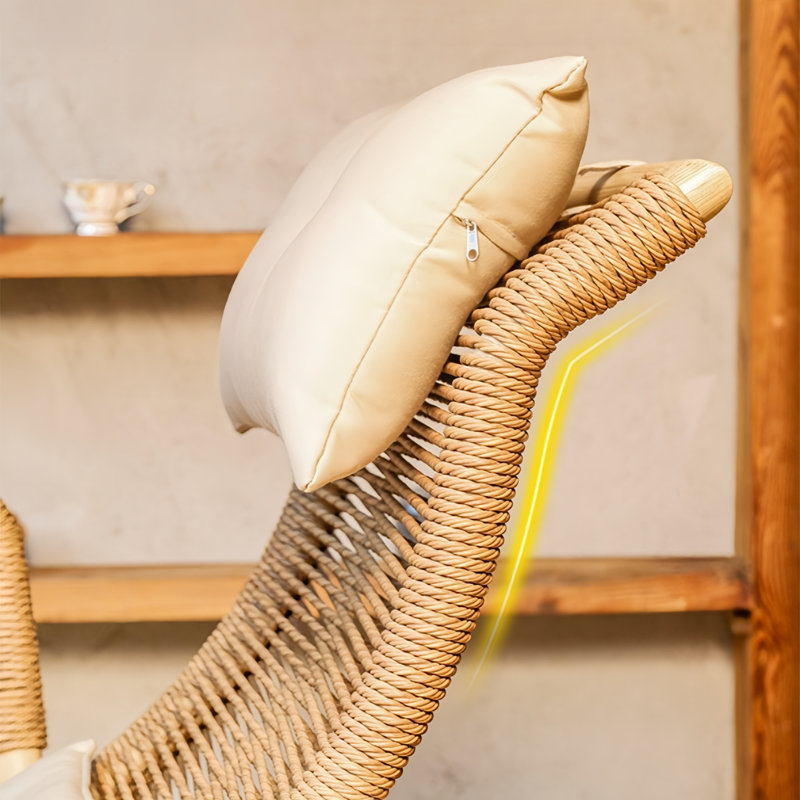 VIBORZ Rattan Rocking Chair | Wayfair