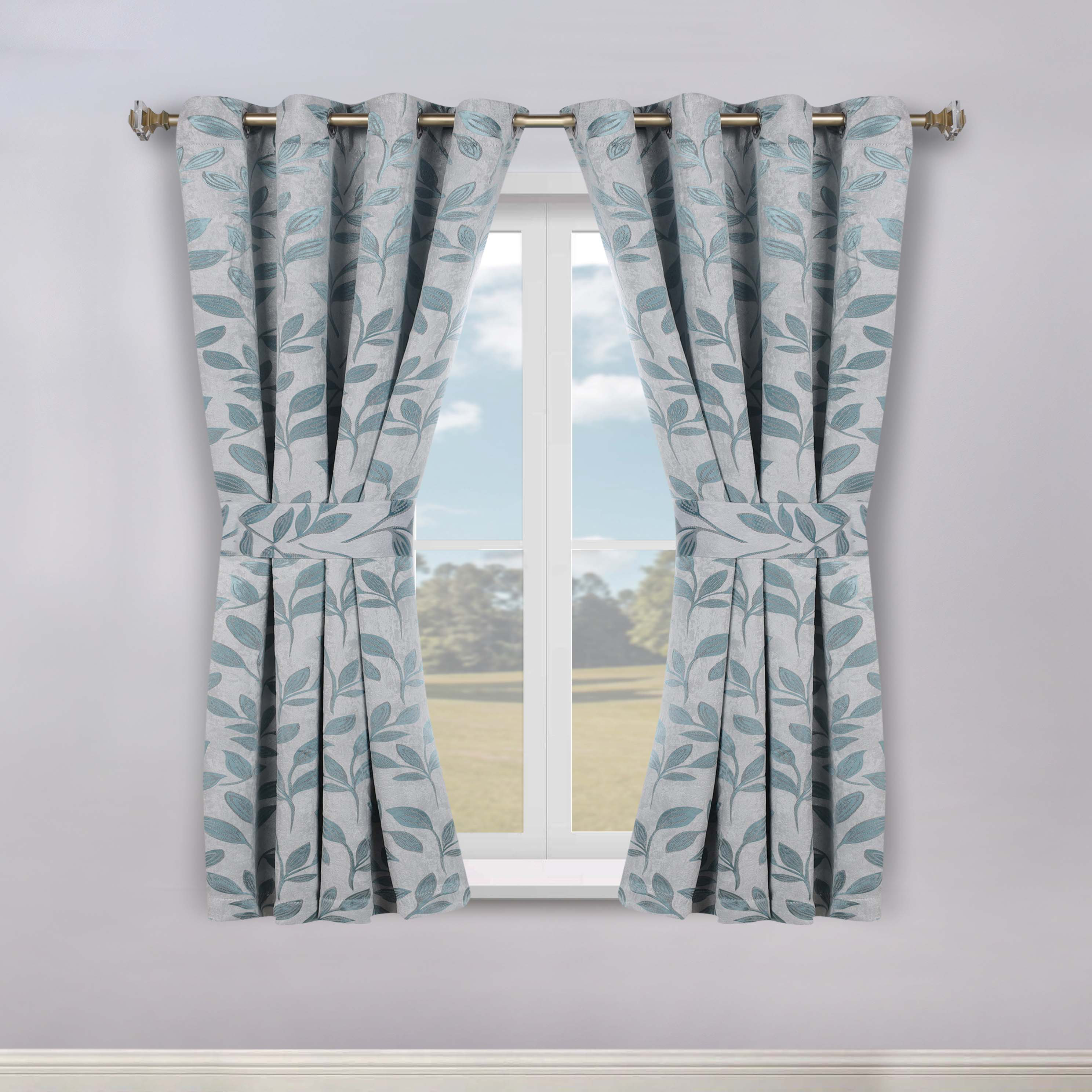 Superior Modern Bohemian Leaves Polyester Machine Washable Room ...