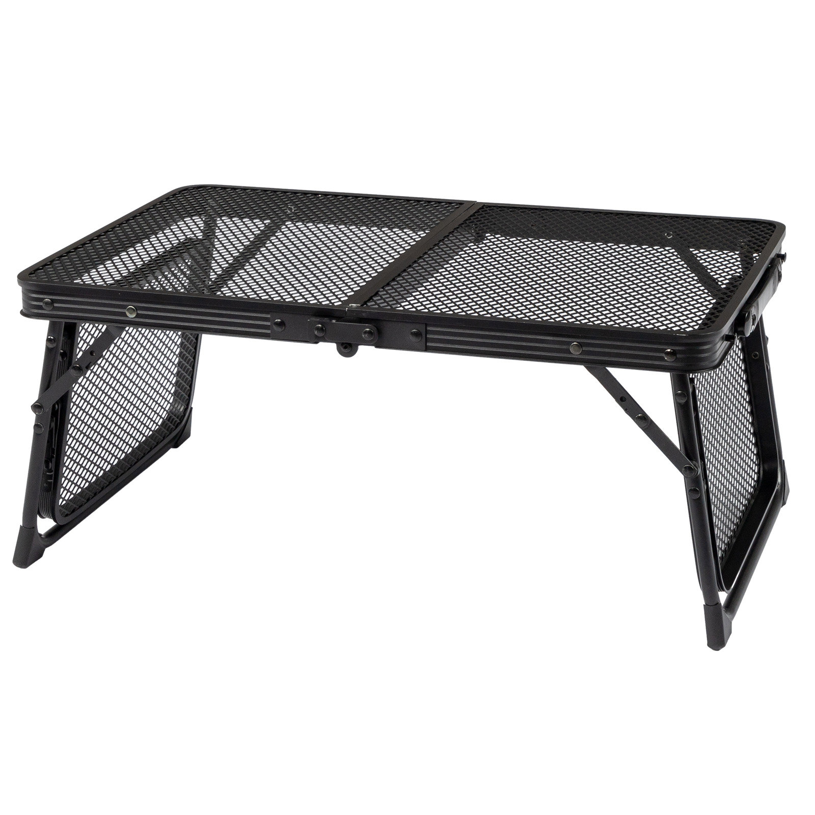 Arlmont & Co. 3Ft. Black Patio Rectangular Folding Table | Wayfair