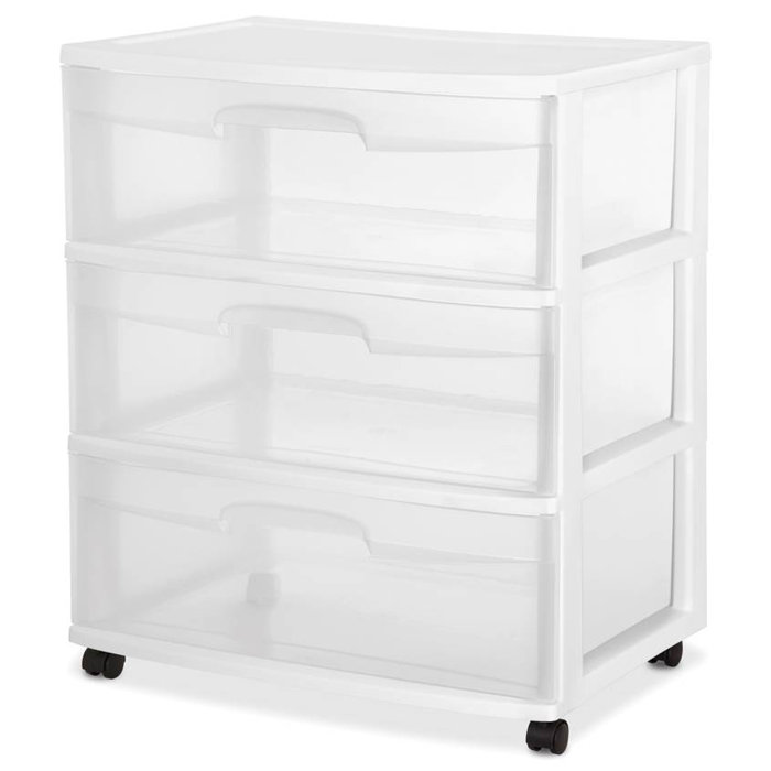 Sterilite 3 Drawer Storage Drawer & Reviews | Wayfair