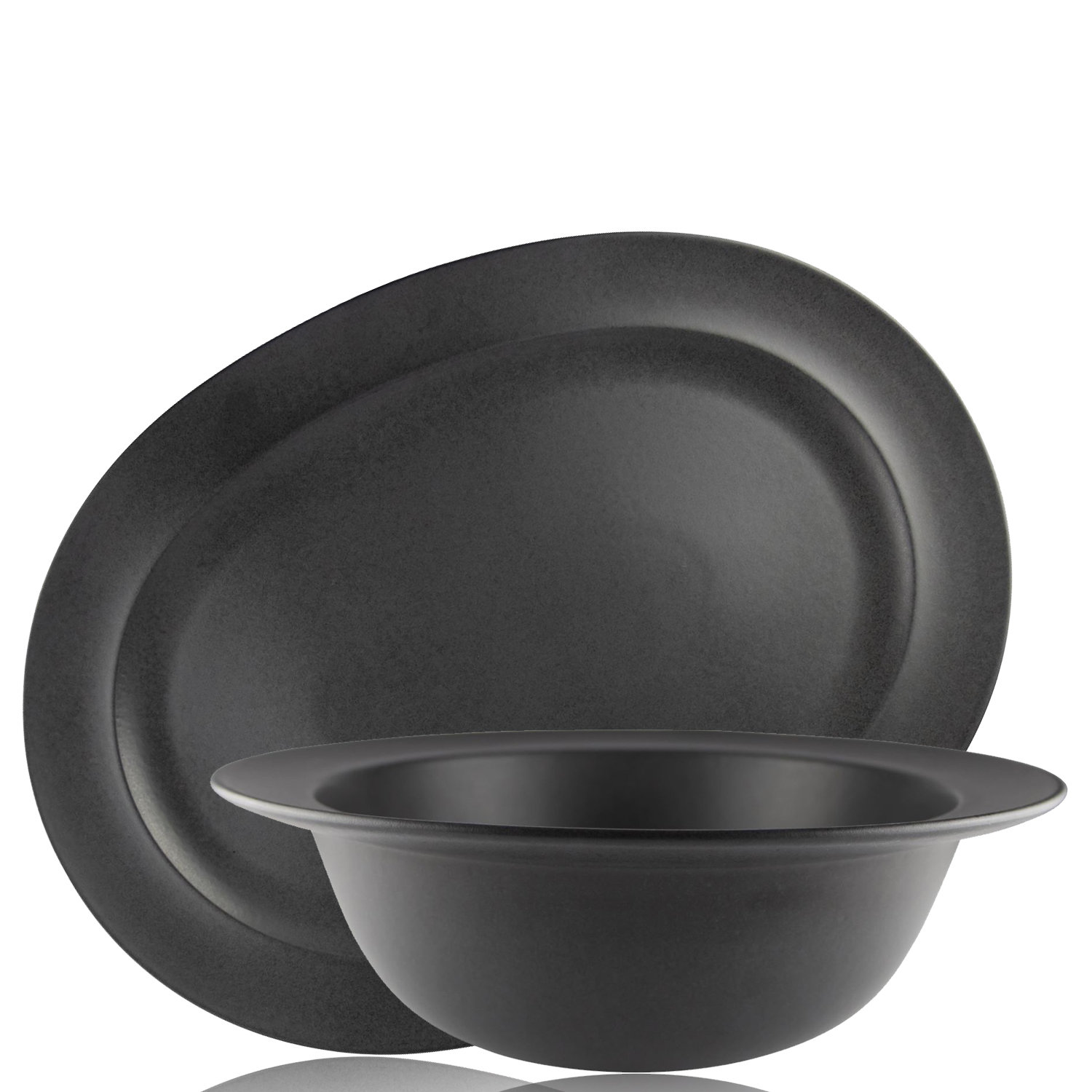 Latitude Run® Rondo Stoneware Platter And Bowl - Wayfair Canada