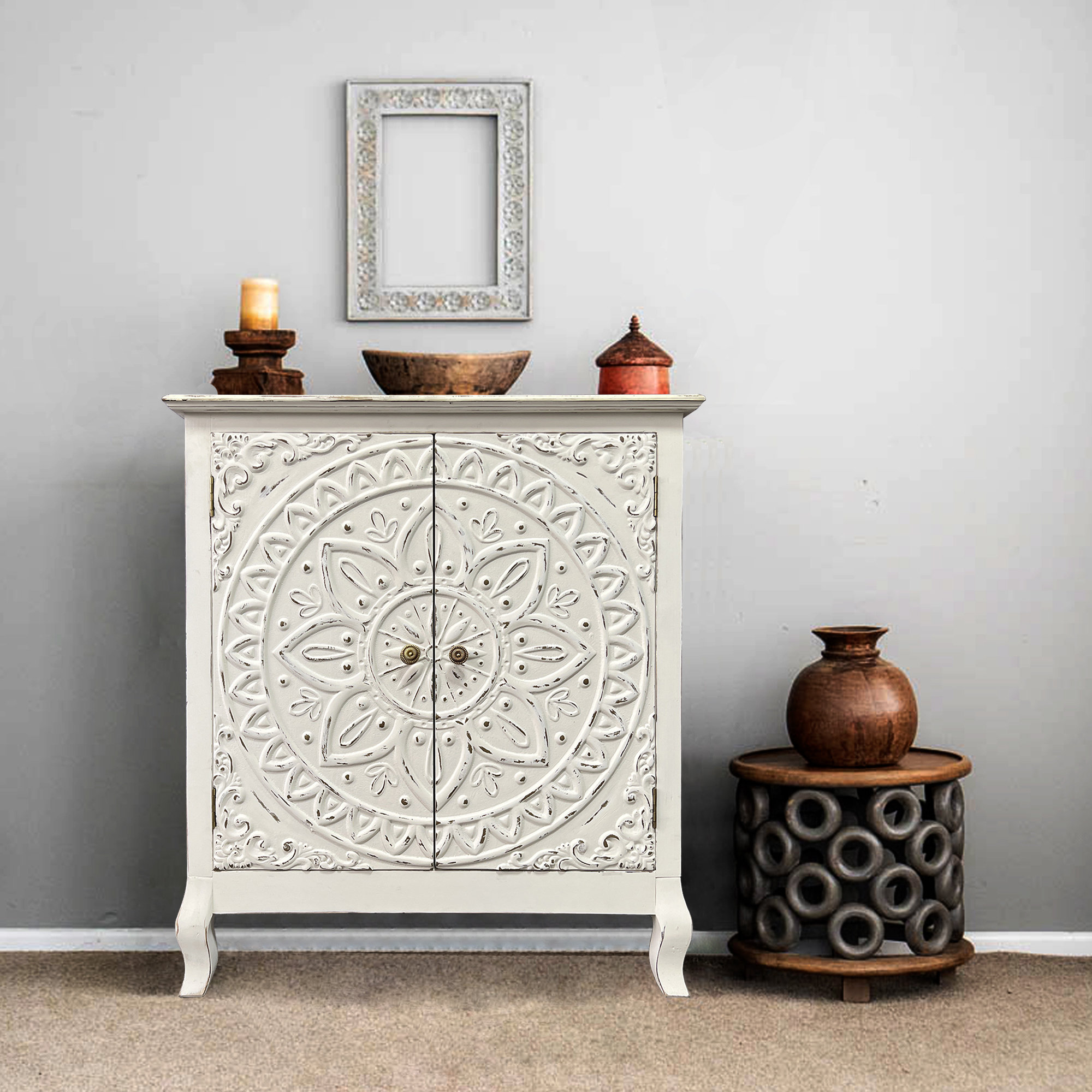Millwood Pines Abdur-Rafeh 2 - Door Accent Cabinet & Reviews | Wayfair