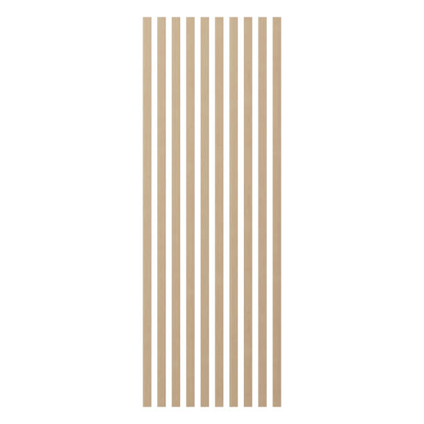 PCI Enterprises Heritage Traditional Stain Grade Slat Wall Kit w/ 2"W x ...