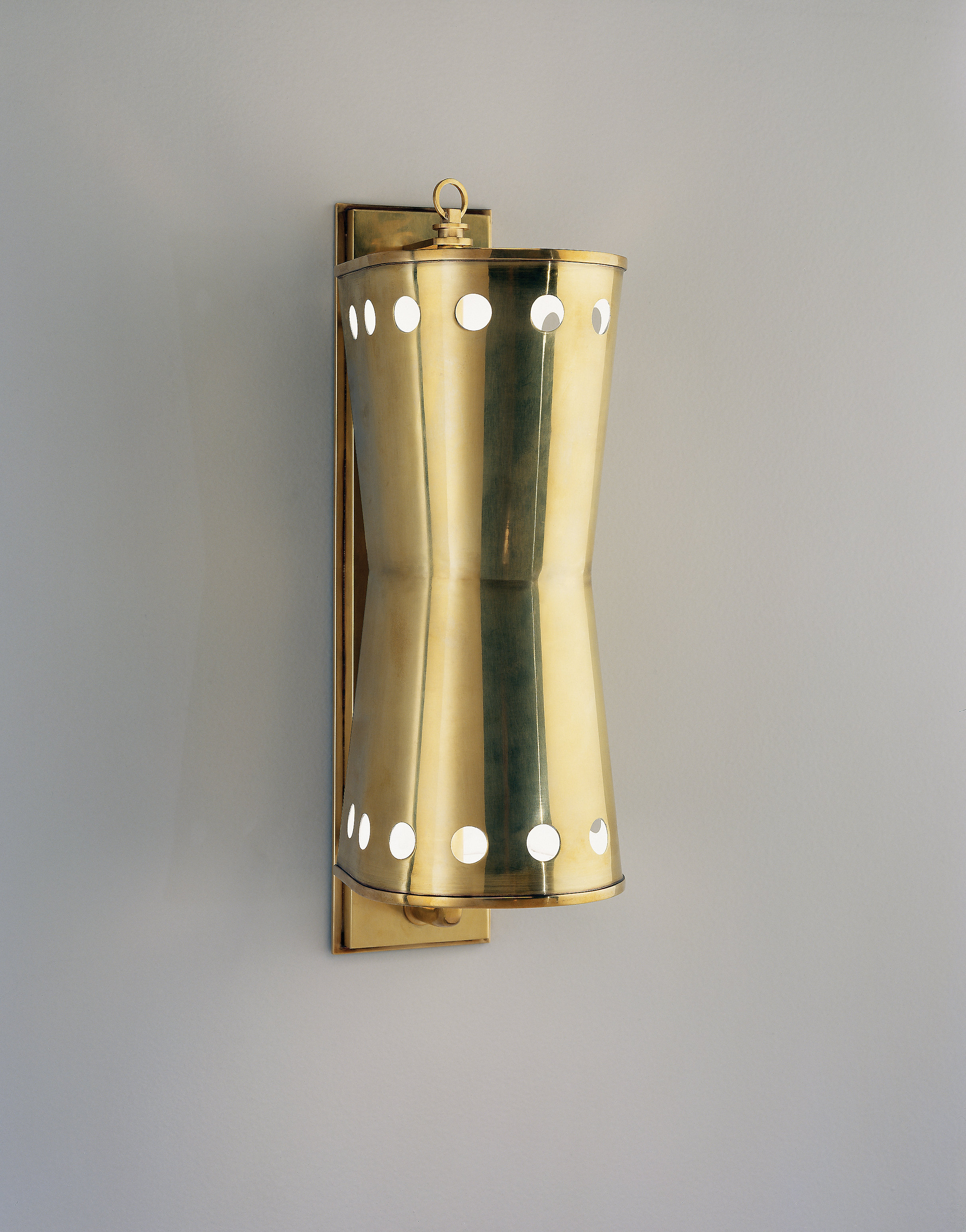 Robert Abbey David Easton Wall Sconce in Antique Natural Brass | Perigold