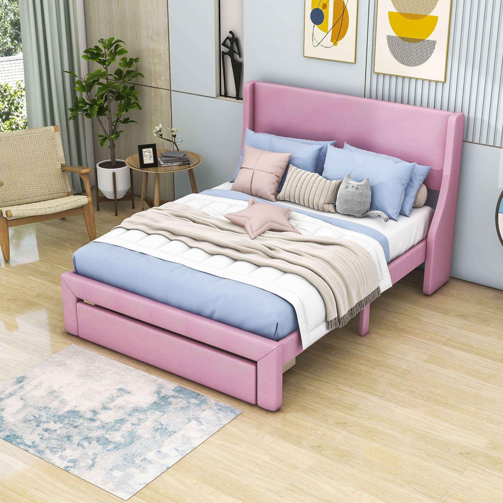 Mercer41 Marychristina Full / Double Storage Platform Bed | Wayfair