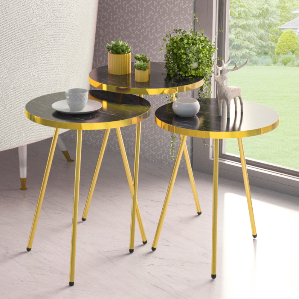 Mercer41 3 - Piece Living Room Table Set | Wayfair