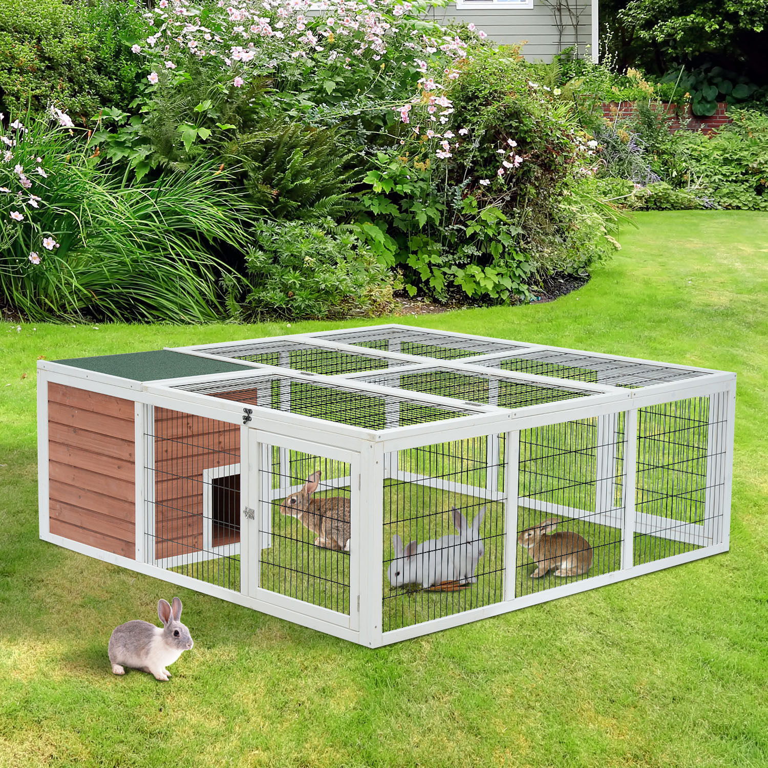 Tucker Murphy Pet™ Germania Weather Resistan Rabbit Cage & Reviews ...