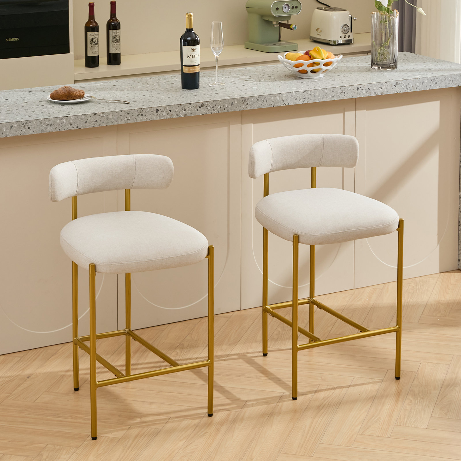 Mercer41 Maddox Counter height Stools | Wayfair