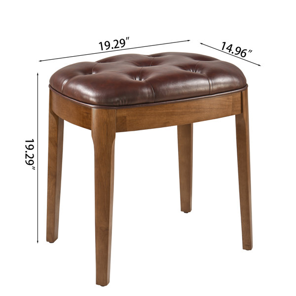 Lonshire Spark Elegant Modern Upholstered Wooden Stool Versatile For ...
