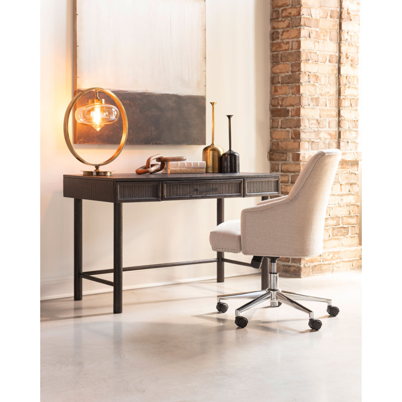 Birch Lane™ Tura Solid Wood Writing Desk | Wayfair