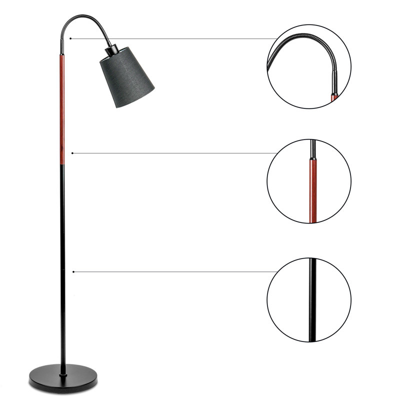 Ebern Designs Nichlas 55" Arched Floor Lamp & Reviews | Wayfair